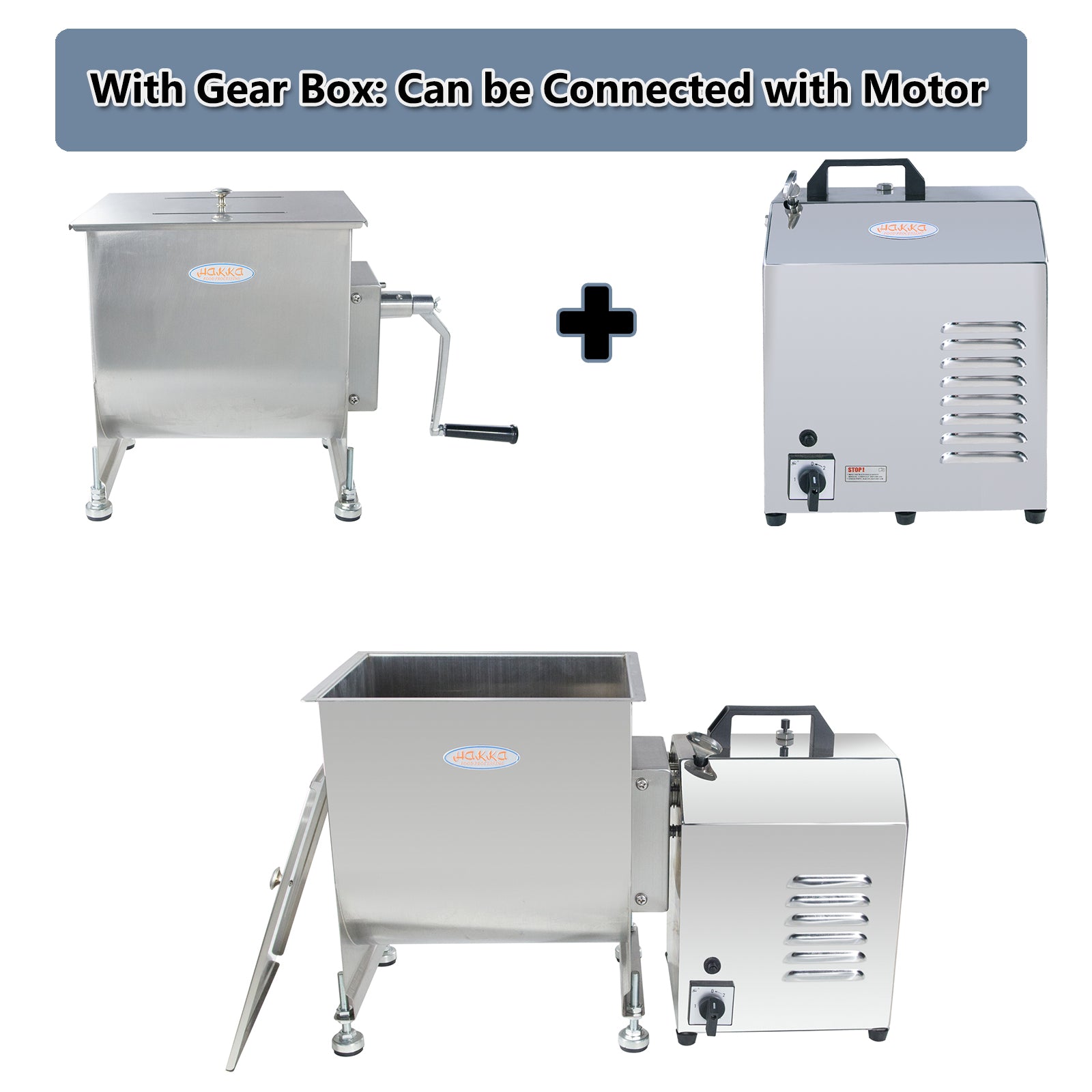 Hakka Manual Meat Mixer Sausage Mixer Machine Maximum Mixing 85 Pound ...