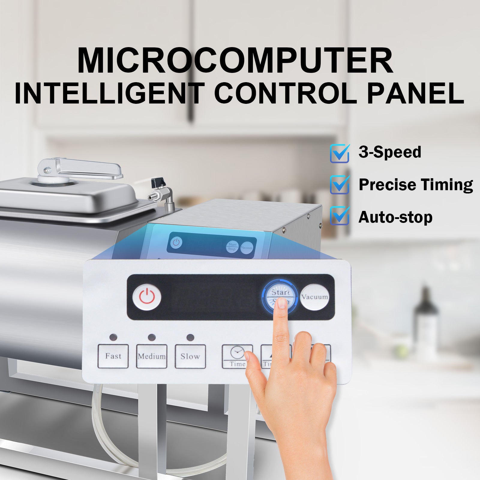 Hakka Automatic Vacuum Pickling Machine 18L Large Capacity Poultry Mea ...