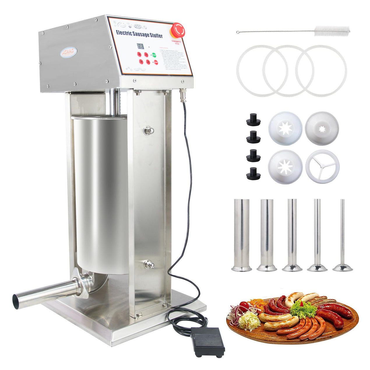 Commercial Electric Sausage Stuffer | Hakka Brothers Corp – Zero-Waste
