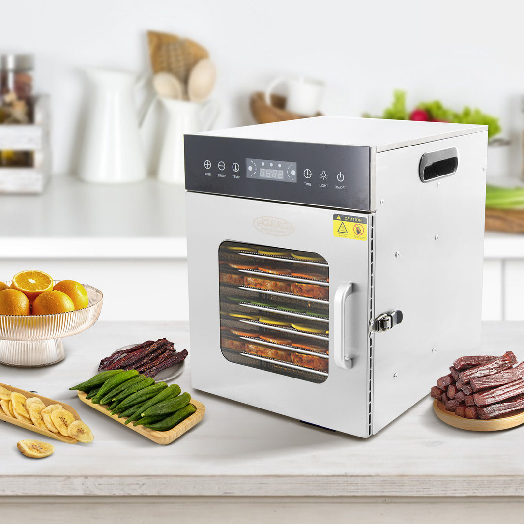 Commercial Food Dehydrators | 10-24 Tray Stainless Steel Models - Hakka ...