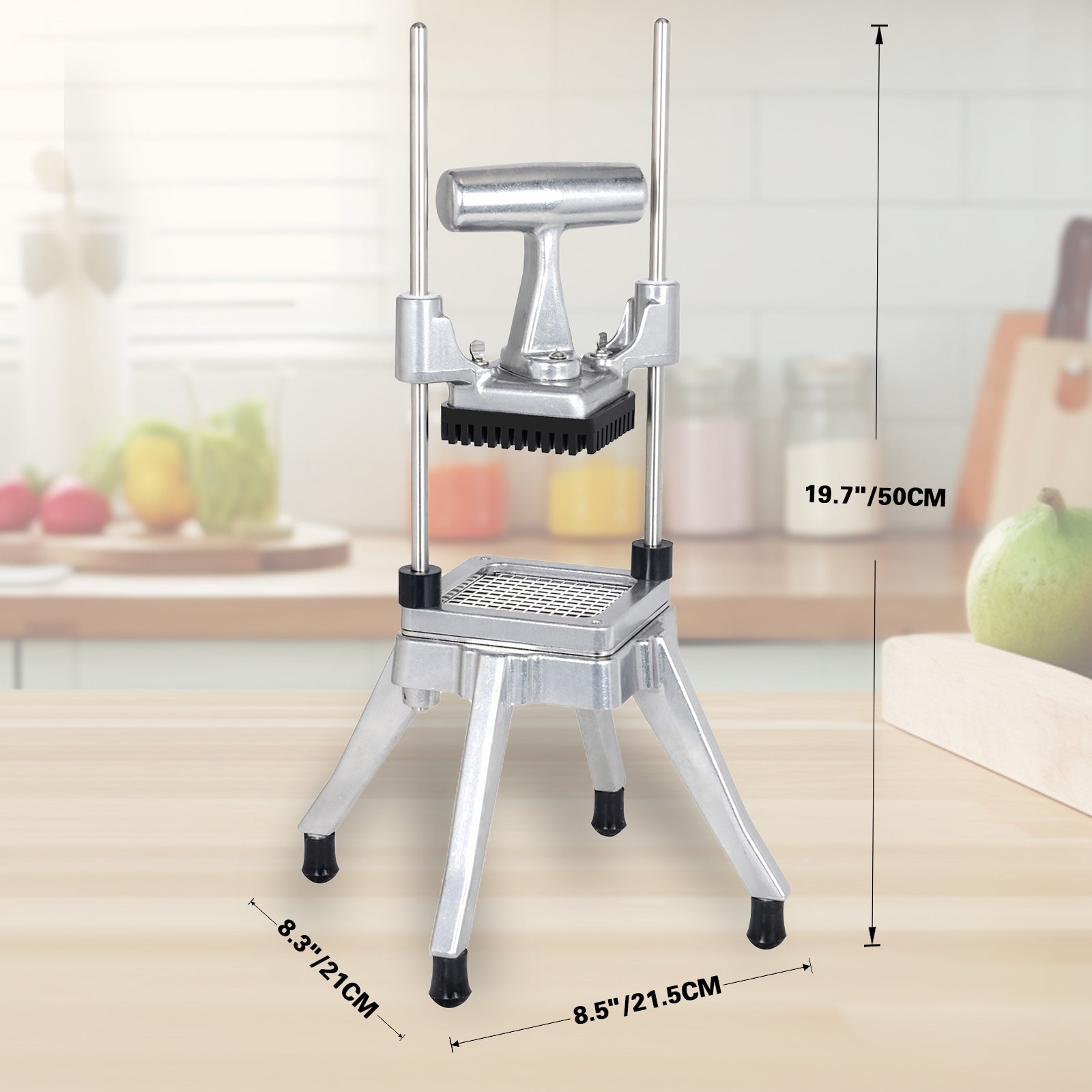 Hakka Commercial 1/2", 1/4", 3/8" Vertical Vegetable Fruit Chopper ...