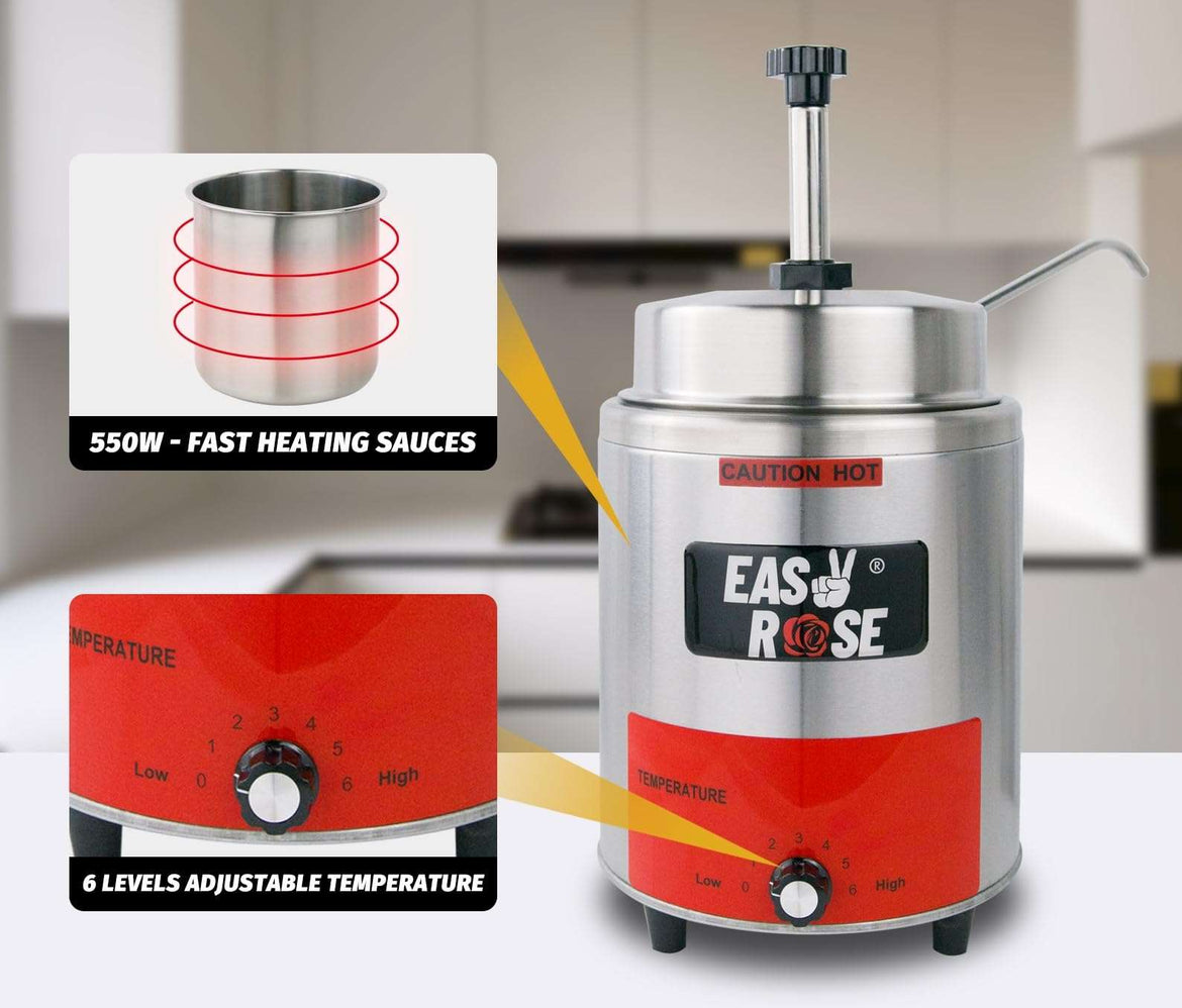 Hakka Commercial Cheese Warmer | Electric Nacho & Sauce Warmer – Hakka ...