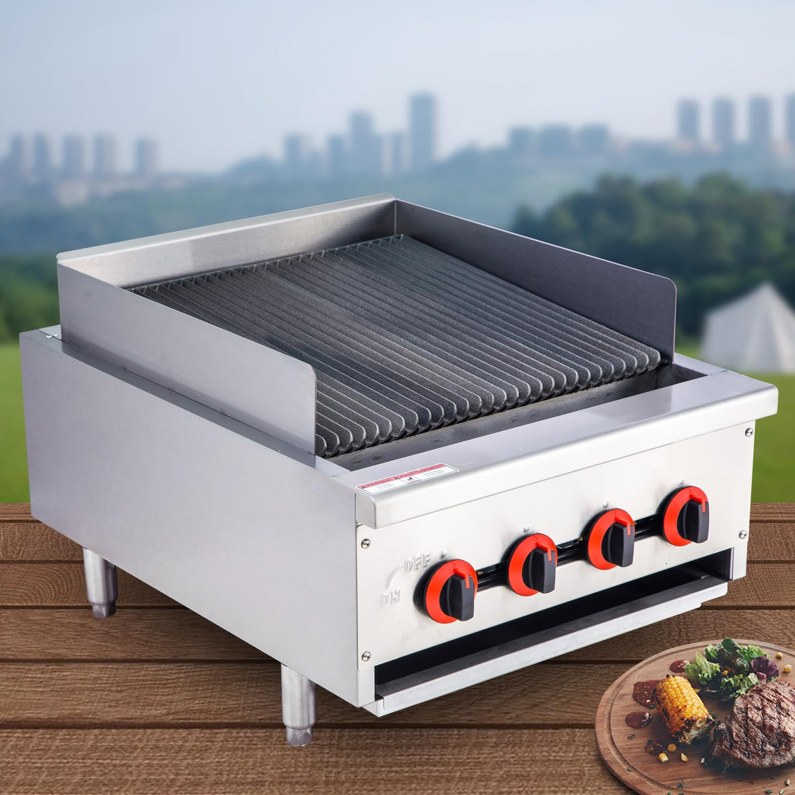 ETL Gas Charbroilers | Heavy-Duty | Hakka Brothers Crop – Hakka Brothers Corp