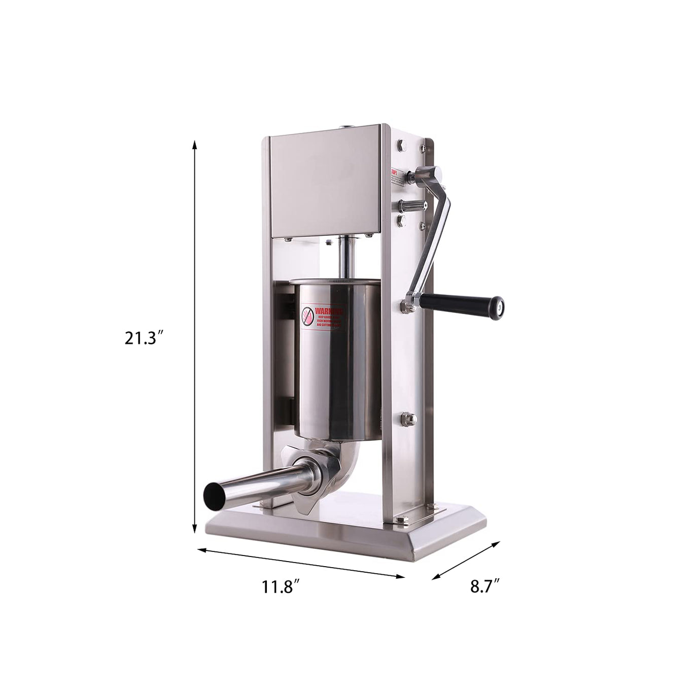 Hakka Commercial 30LB Stainless Steel Electric Sausage Stuffer and Ver ...