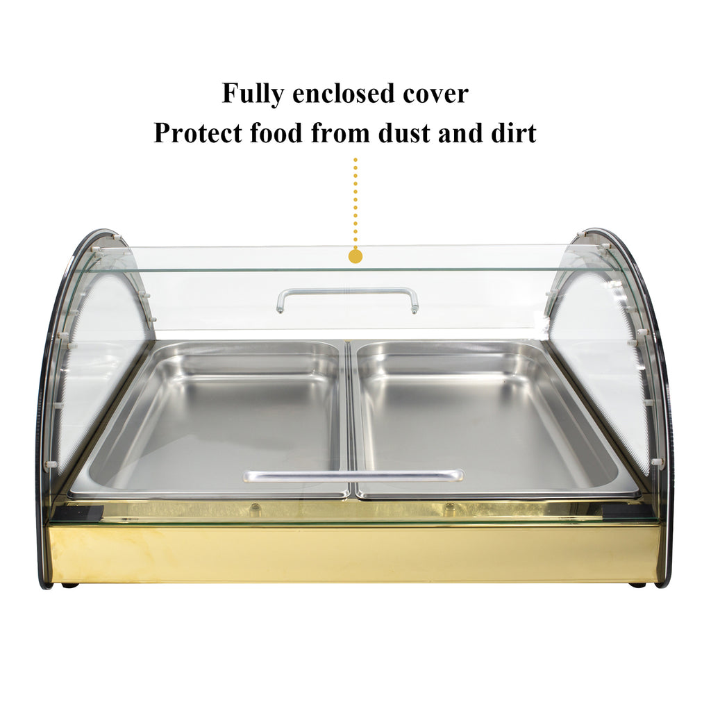 Hakka Commercial Countertop Bakery Display Case Pastry Muffins Showcas ...